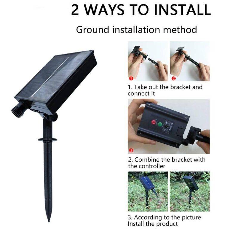 Outdoor Solar Powered LED Strip Lights - Lighting4Home