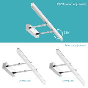 Telescopic LED Over Mirror Wall Lights - Lighting4Home
