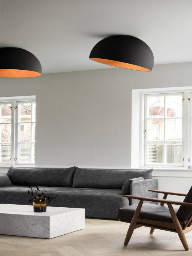 Large Dome Lampshade LED Ceiling Downlight - Lighting4Home