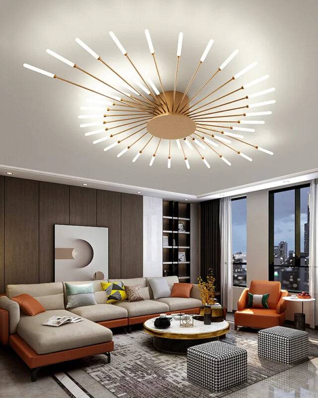Firework Shaped LED Ceiling Light Chandeliers - Lighting4Home