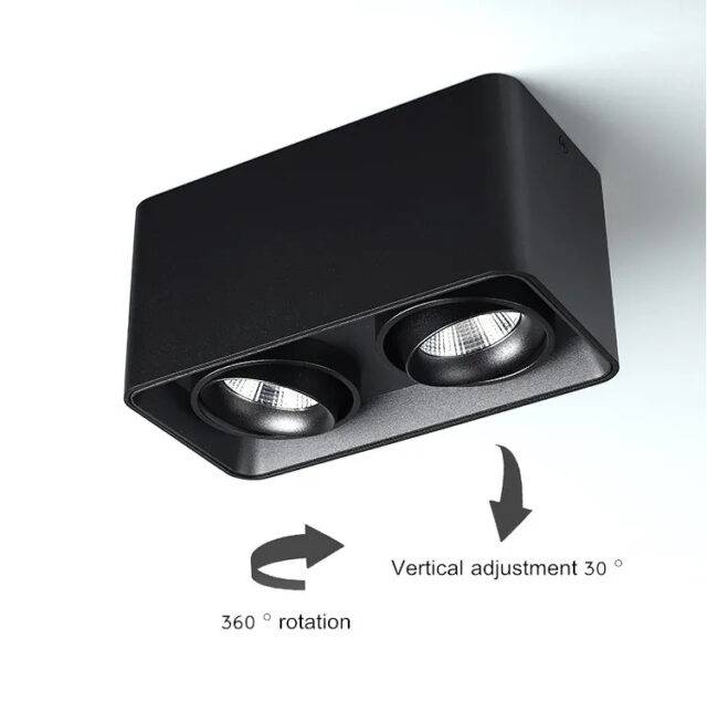 Surface Mounted Square LED Spotlights - Lighting4Home
