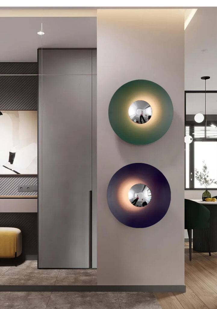 Round Accent Indirect Wall Sconces - Lighting4Home