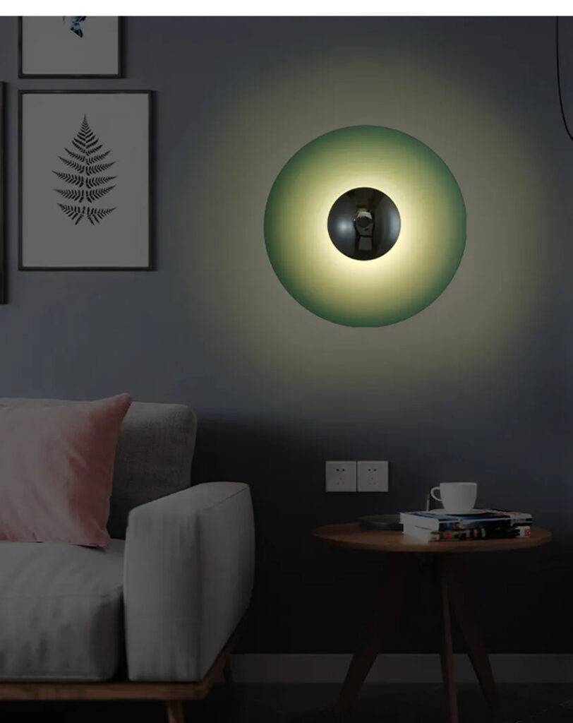 Round Accent Indirect Wall Sconces - Lighting4Home