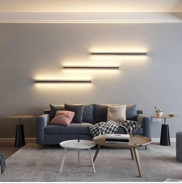 Slim Long Strip LED Wall Light - Lighting4Home