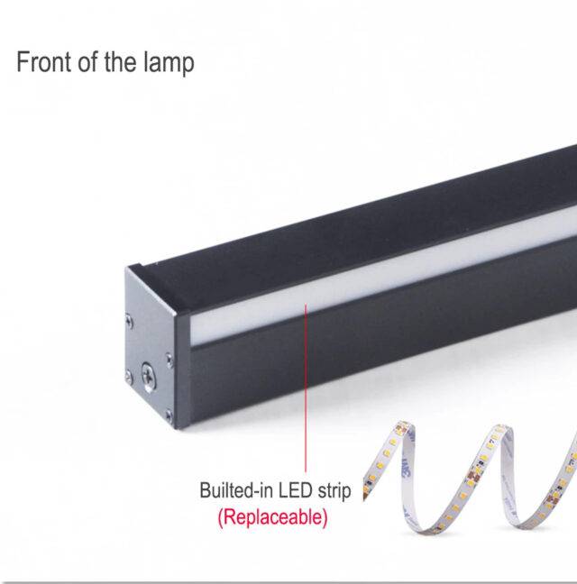 Slim Long Strip LED Wall Light - Lighting4Home