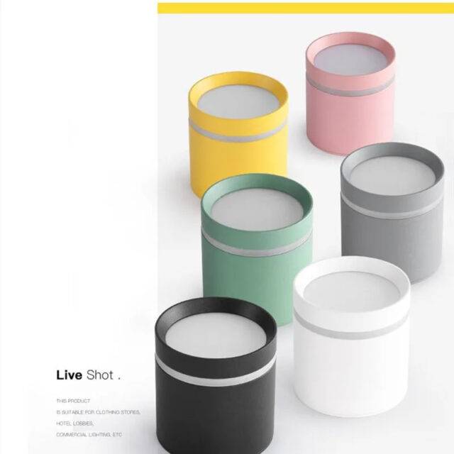 Surface-Mounted Colorful Cylindrical Downlights - Lighting4Home