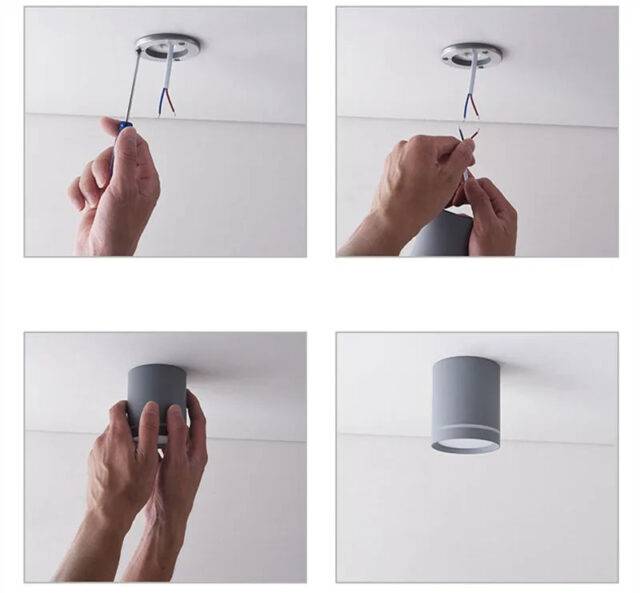 Surface-Mounted Colorful Cylindrical Downlights - Lighting4Home