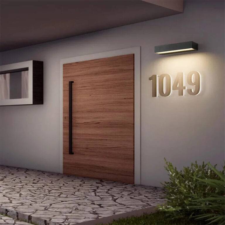 Outdoor Rectangular LED Porch Wall Light - Lighting4Home