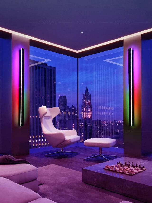 Long Strip Colorful Porch Wall Light - Lighting4Home