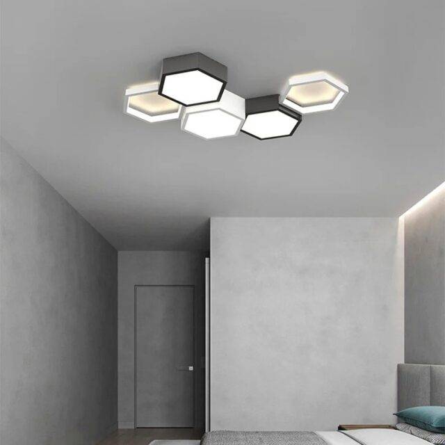 Hexagon LED Panels Combination Ceiling Lights - Lighting4Home