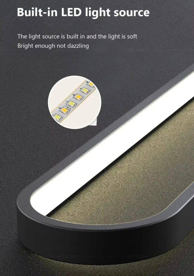 Modern Rounded Rectangle LED Pendant Lights - Lighting4Home