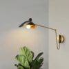 Adjustable Retro Long-Swing Arm Wall Lamp - Lighting4Home